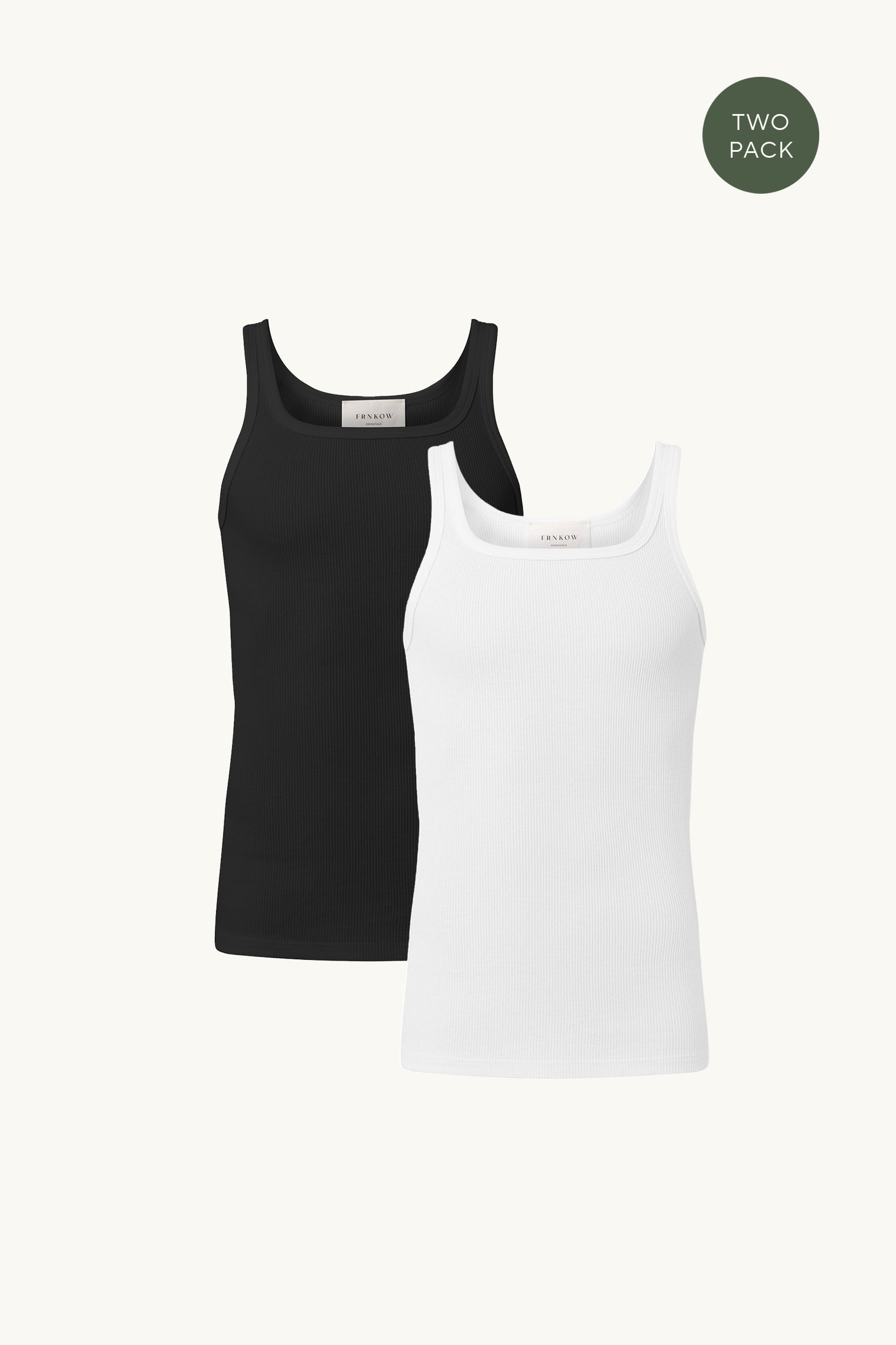 Tank Top | Double Rib | Two Pack | Mixed